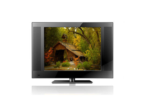 Black Color Wide Screen 1440x900 Big Led Tv , Flat Screen Led Tv B Grade Panel