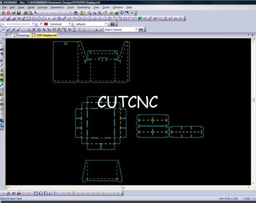 Packaging corrugated paper box design software