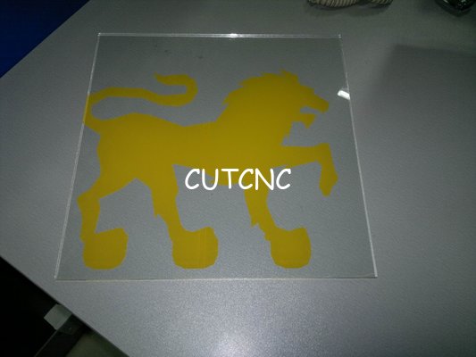 Art glass protective film kiss die cutting plotter cell phone furniture screen