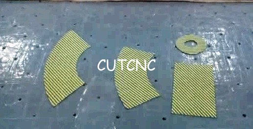 Apparel fabric textile composite gabardine pattern cutting machine