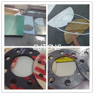Non-asbestos PTFE teflon stainless steel inserted gasket cusotm small quantity production