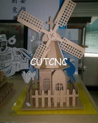 Corrugated paper 3D model CAD design sample cutting table