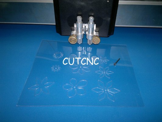 PVC plastic precise contour digital cutting machine knife blade cutting