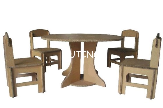 Customized triple wall fiberboard furniture CAD cutter plotter small quantity production