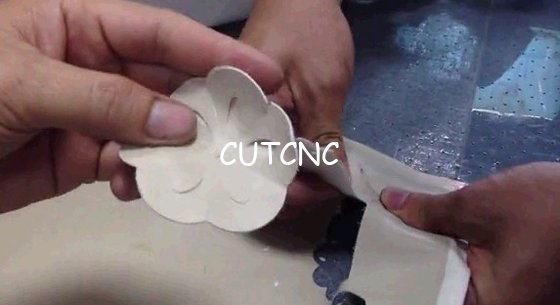 PU artificial leather pattern computerized cutting machine digital cutting system
