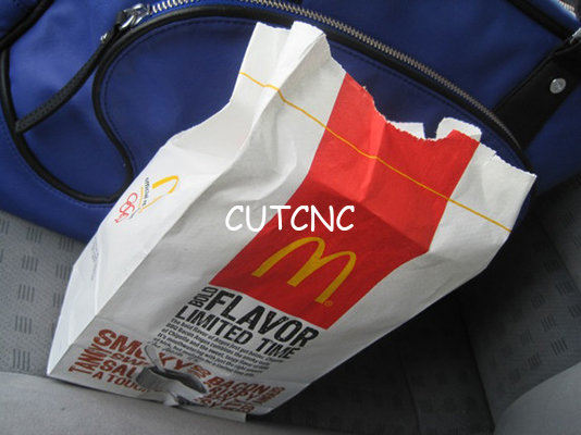 Envelope taker bag cardboard card paper food bag cnc cutting machine customer design
