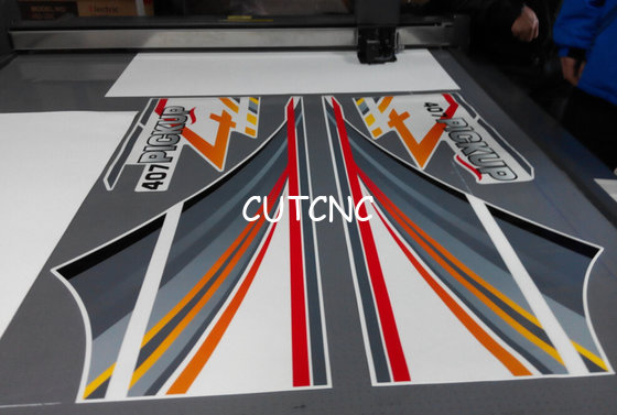 Printed sticker auto vedio registration cnc cutting plotter
