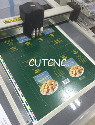 Solid cardboard paper carton knife cutting machine printing finishing production