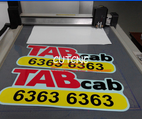 Color Graphic Automatic Camera Registration Mark Sensor CNC Cutting System