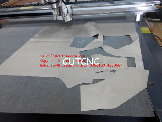 Bulky Silicone Cloth Glass Silica Cloth Fabric Siltem CNC Knife Cutting Machine