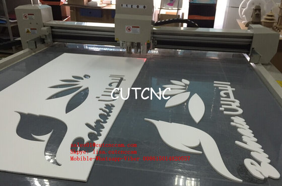 Rigid Expanded PVC Foam Forex Board Sign Digital CNC Cutting Machine Plotter