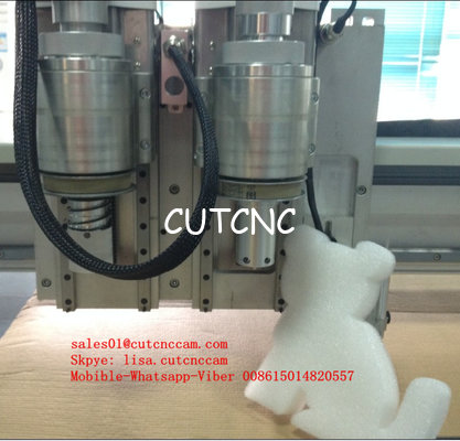 High Speed 50mm EVA Foam Flatbed Digital Cutting Machine Smooth Cutting