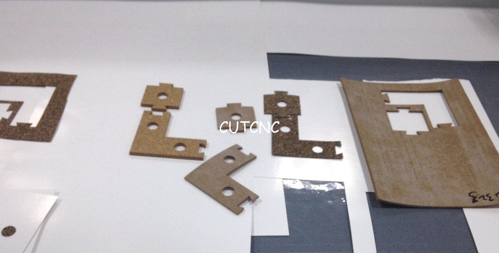 MDF wood cork transformer gasket die-less cutting machine custom short run production