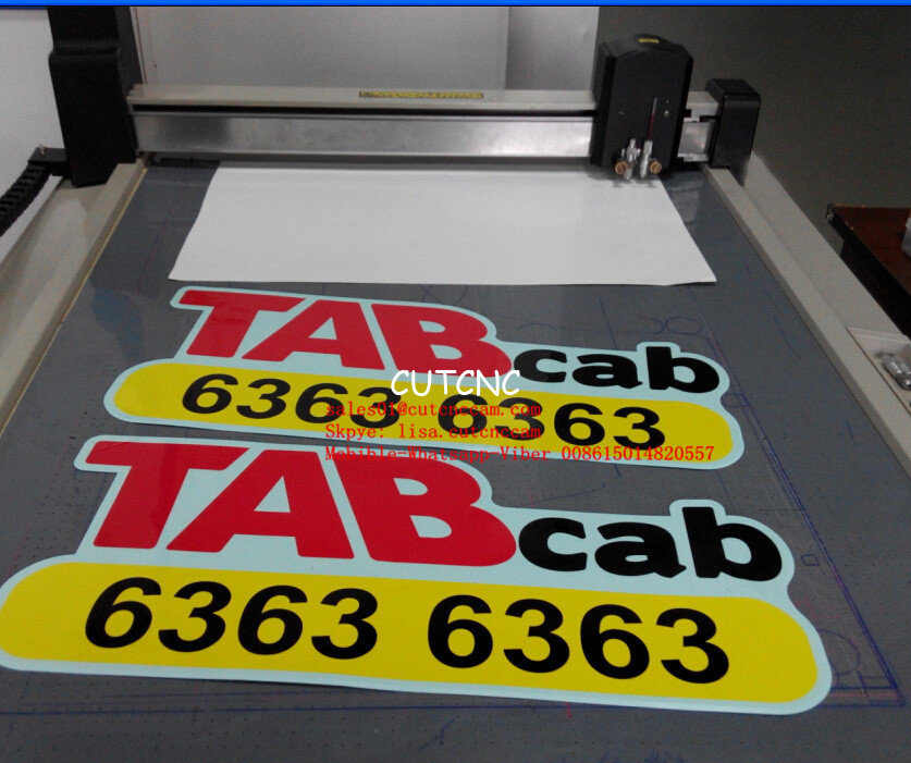 Color Graphic Automatic Camera Registration Mark Sensor CNC Cutting System