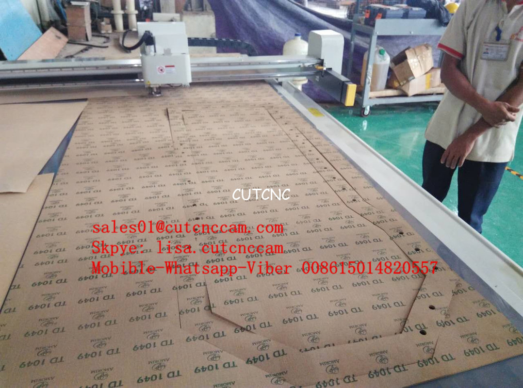 Rubber Cork Nbr Viton Synthetic Fibre Joint Gasket Cnc Knife Cutter Plotter