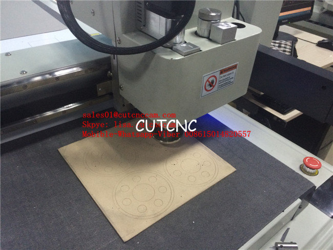 Custom-made Gasket Transformer Cork Rubber Oscillating Knife Cutting Machine