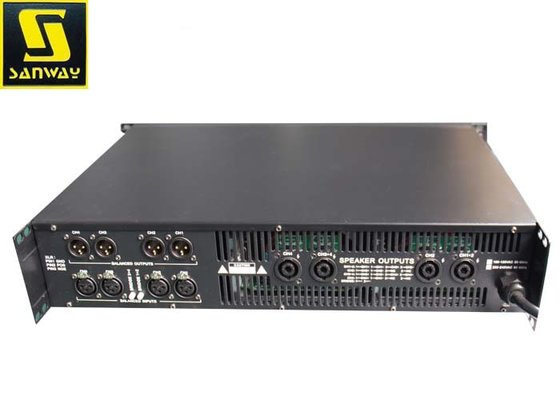 90V - amplificador de potencia de la clase D Digital de 135V 4CH para el sistema de direcciones público 900W/1600W