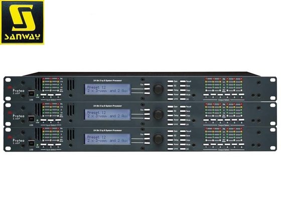 100-240 Prozessor 3 gab VAC-Stereo-Sound-50/60Hz 6 ausgegebenen Tonanlage-Prozessor ein
