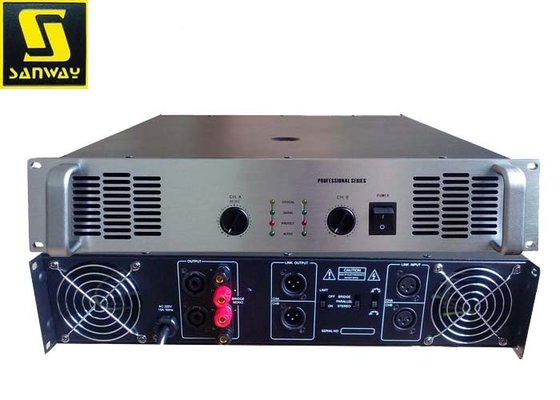 Xlr Connector Pa Power Amplifiers 2 Channel , 50-60 Hz Class H Power Amplifier