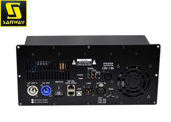 2CH módulo del amplificador de la clase D con los conectores de Neutrik para la caja de altavoz pasiva