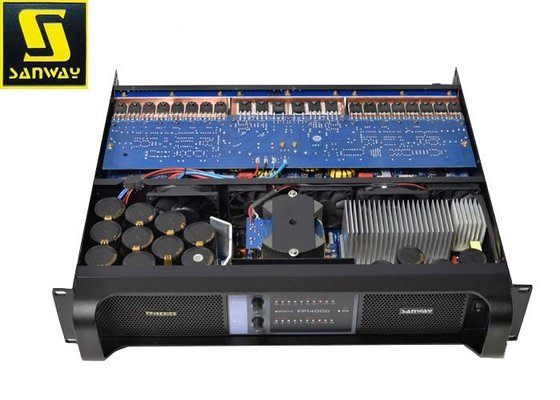 14000W amplificador de potencia del Mosfet del canal del negro 2 con cobre puro