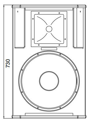 450 Watt schwarzes Überwachungs-Audioprosprecher-Stadium leichte PA-Sprecher-