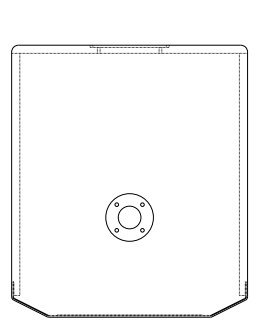 18 Inch Pa Bass Subwoofer With 600 Watts Power Rated Sound System Equipment