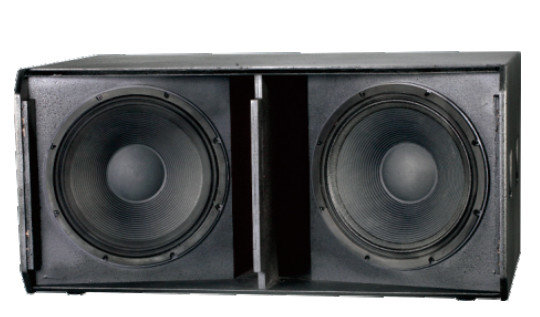 Subwoofer negro RMS del PA del acuerdo 1200 vatios de altavoz de subgraves activo para el sistema PA