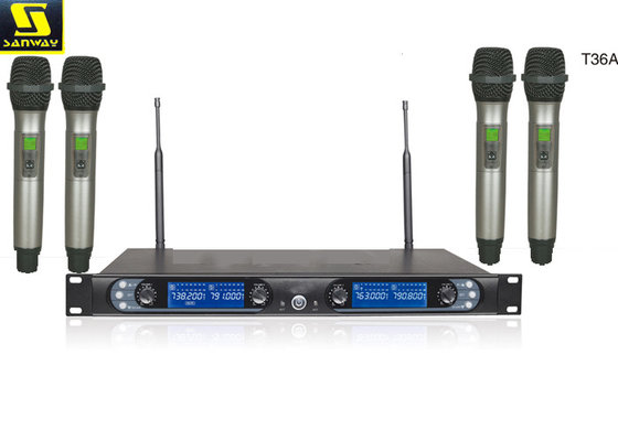 Heimkino-System-multi Kanal-drahtloses Mikrofon-System Portable-Metall