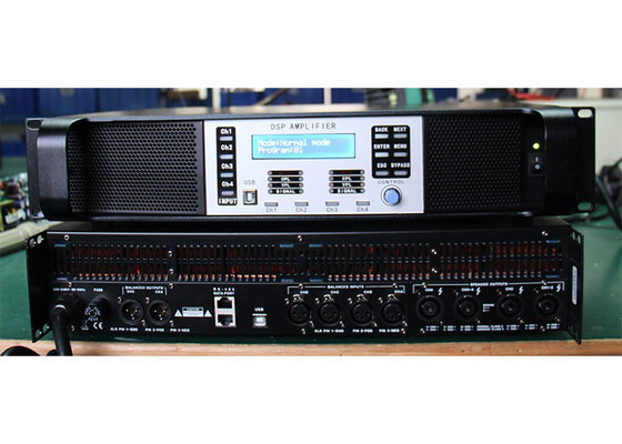 4 Digital Endverstärker X 625W im Freien mit DSP-Funktions-Prozessor
