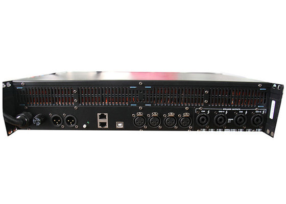4 Digital Endverstärker X 625W im Freien mit DSP-Funktions-Prozessor