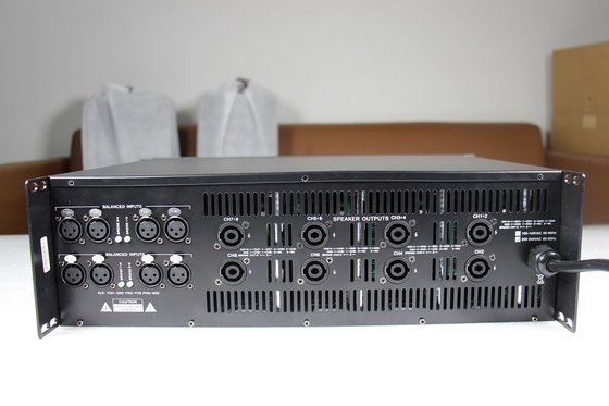 Digitaces 8 canalizan el poder amperio del amplificador audio/de la clase D para el altavoz del concierto