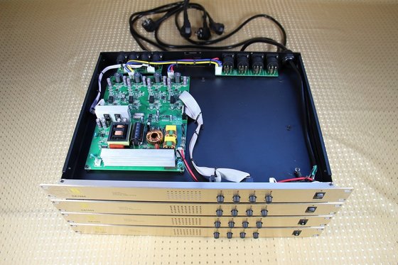70W-130W el pequeño amplificador de potencia de potencia de salida 1U palidece el color oro para la sala de reunión