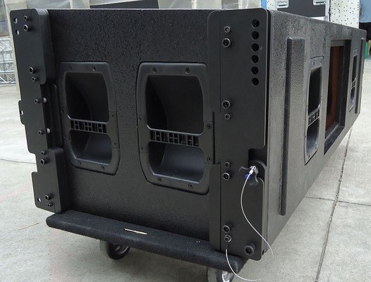 Línea de columna exterior de la transmisión altavoz del arsenal con SPL del DB de la caja 99 de la madera contrachapada