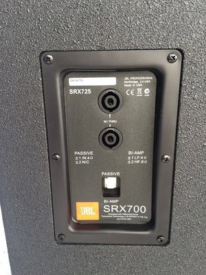 4 Ohms Live Sound Speakers , Outdoor Live Audio Speakers With Dual 15 Inch Woofer