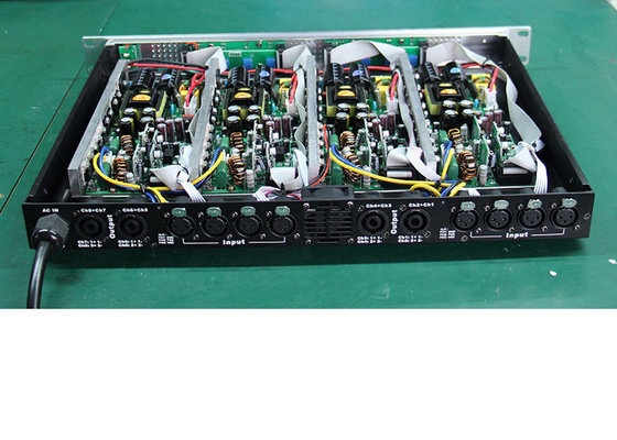 8CH Digital Power Amplifier Low Voltage 200 Watts Mini Indoor Church Amplifier
