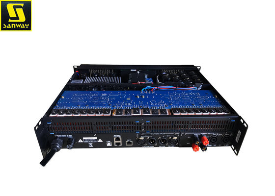 Amplificador profesional de Digitaces del canal del amplificador 2 de DSP con Ethernet