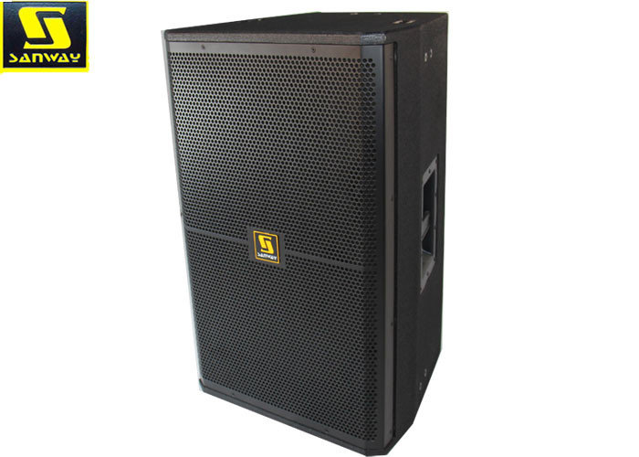 4 Ohms Live Sound Speakers , Outdoor Live Audio Speakers With Dual 15 Inch Woofer