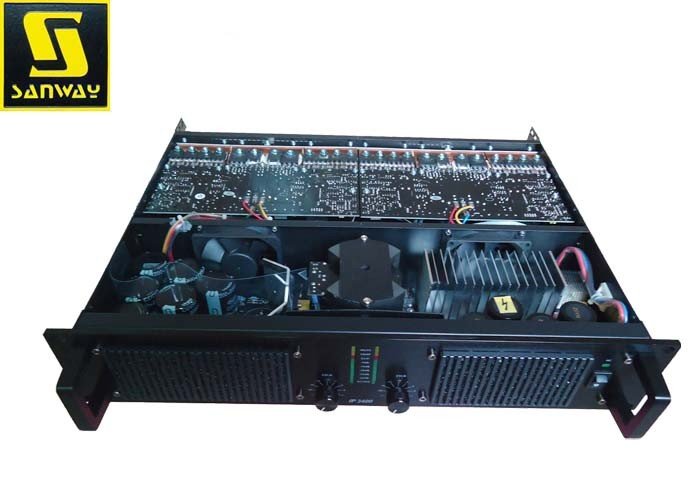 Customized 3400W 2 Channel Power Portable Amplifier 20Hz-34Khz For Public Address