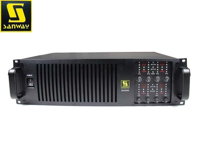 Amplificador de potencia de Digitaces de la etapa de la boda de la clase D 900 vatios de multi - color del negro de canal