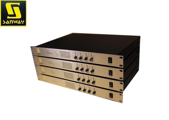 70W-130W el pequeño amplificador de potencia de potencia de salida 1U palidece el color oro para la sala de reunión