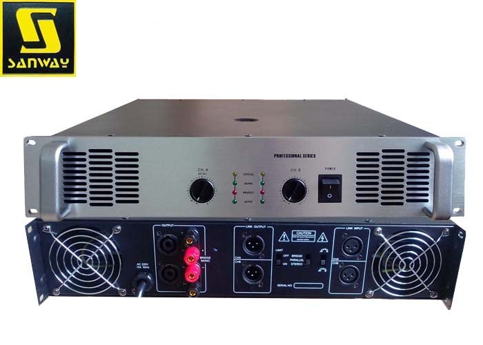 Xlr Connector Pa Power Amplifiers 2 Channel , 50-60 Hz Class H Power Amplifier