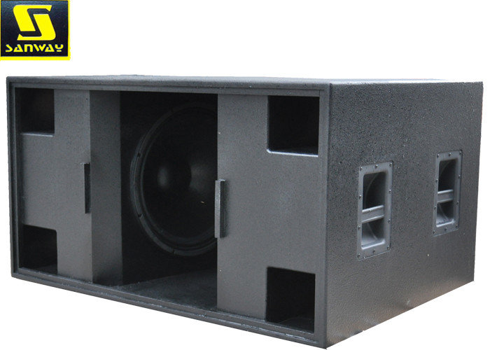 Subwoofer largo 2 x 18" del PA del Home Audio de la excursión el altavoz de subgraves activo más ruidoso del conductor del LF