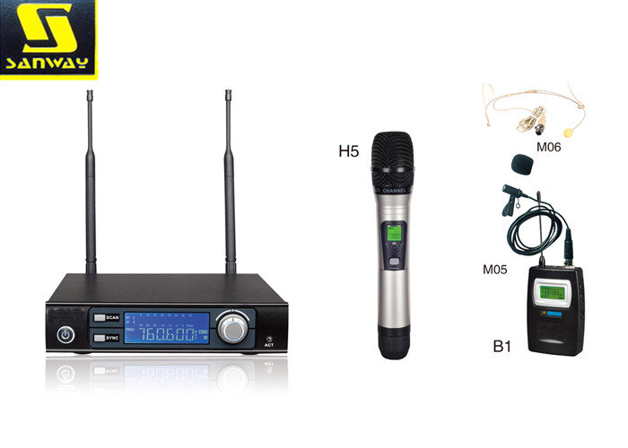 Einfachkanal-UHFdrahtlose Mikrofon-System-Stadiums-Mikrophone drahtloses S21