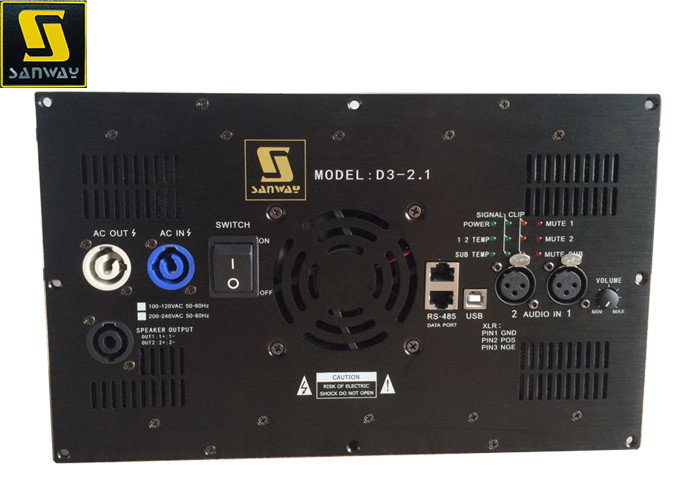 Stereoplatten-Verstärker mit DSP für 2,1 Kanal Home Theater-System