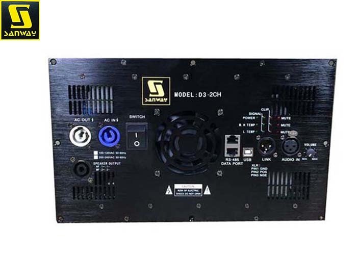 2 Kanal 1500W x Audioverstärker-Modul 2 DSP-Klassen-D für Großmacht-Baß
