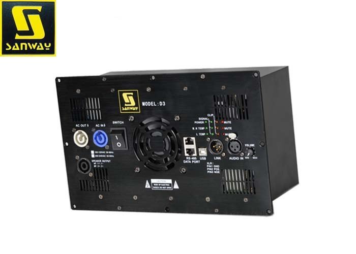 3CH Audioplatten-Verstärker der Klassen-D für Dreiwegelinie Reihe oder Subwoofer-Sprecher