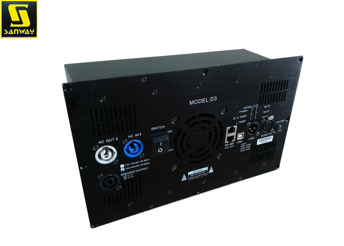 multi- Digital-Verstärker-Modul des Effekt-3CH für Dreiwegelinie Reihen-Sprecher