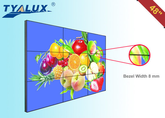 High Brightness Digital Signage Video Wall Display , LCD Video Screen