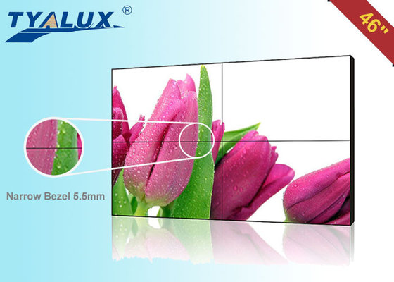 Ultra Thin HD Video Wall LCD 1920 X 1080 For Conference / Education System